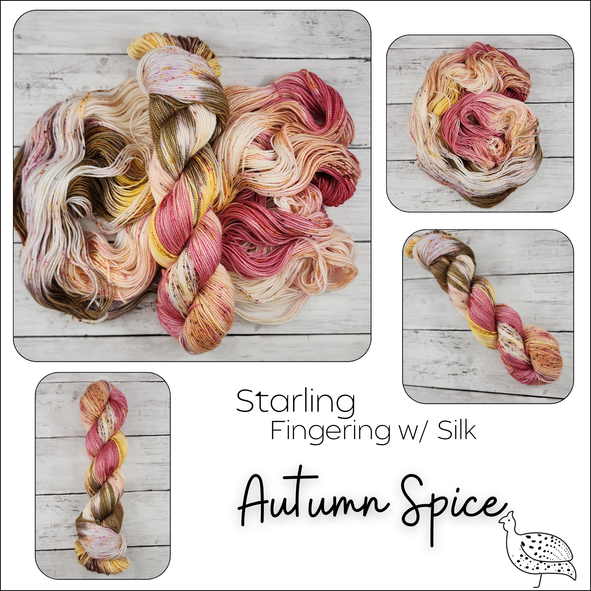Starling Autumn Spice – Indigo Guinea Fiber