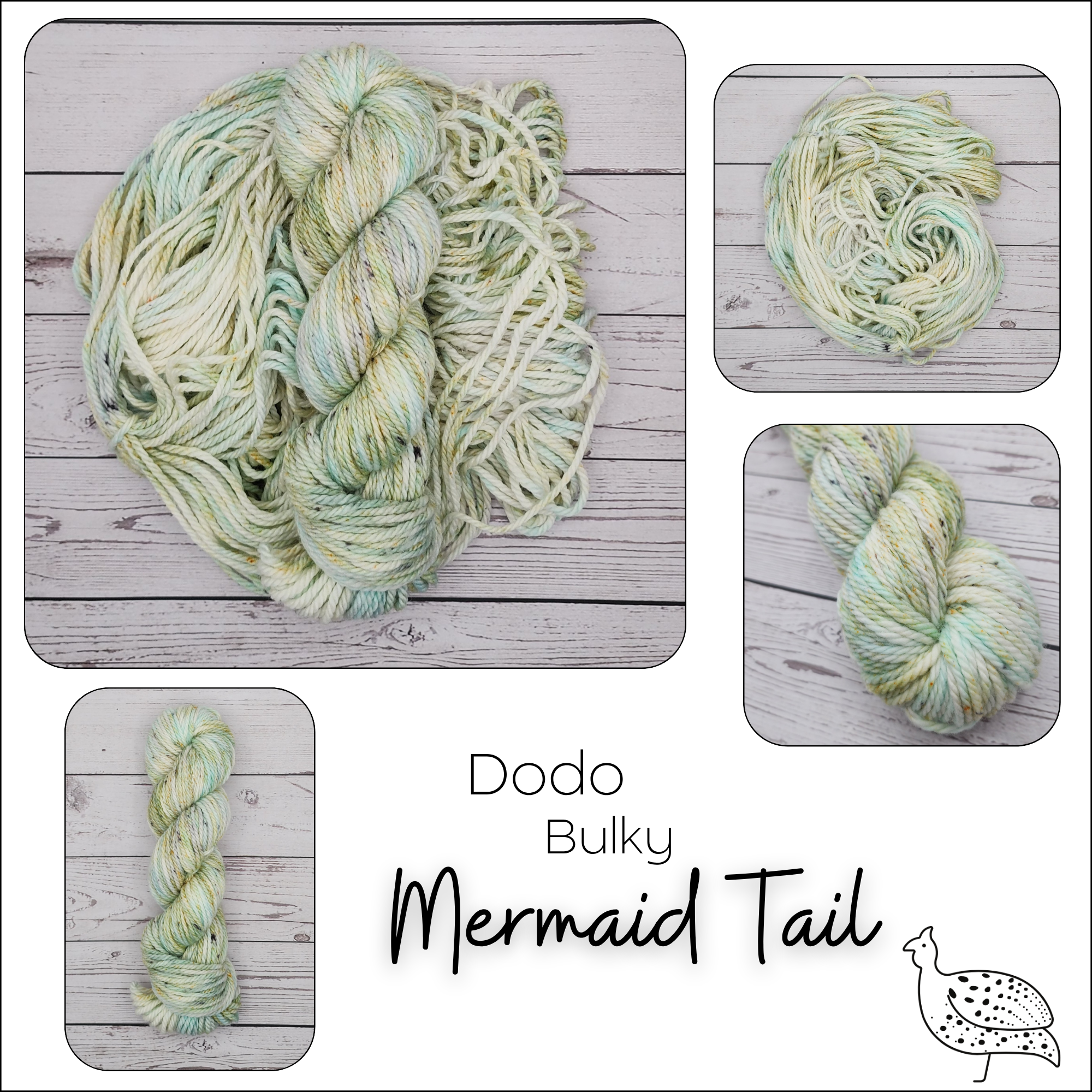 Dodo Mermaid Tail – Indigo Guinea Fiber